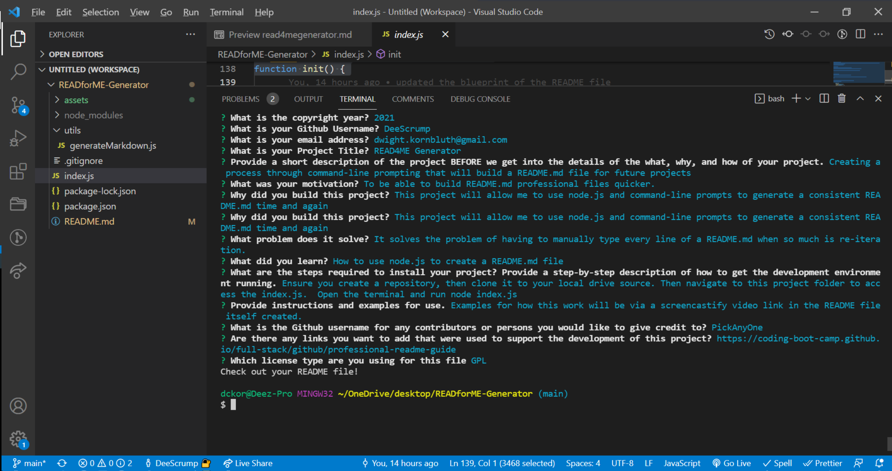 READ4ME Generator | READforME-Generator